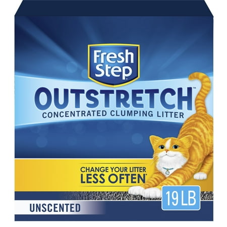 Fresh Step Outstretch Long Lasting Concentrated Clumping Cat Litter ...