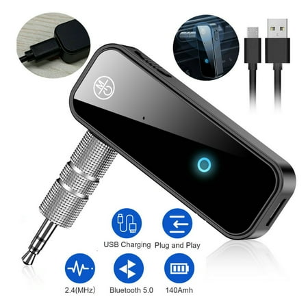HtribeNics 2in1 USB Wireless Bluetooth Adapter 5.0 Transmitter Receiver ...