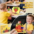 40 PCS Mini Magnetic Texture Building Blocks Set with Portable Storage ...