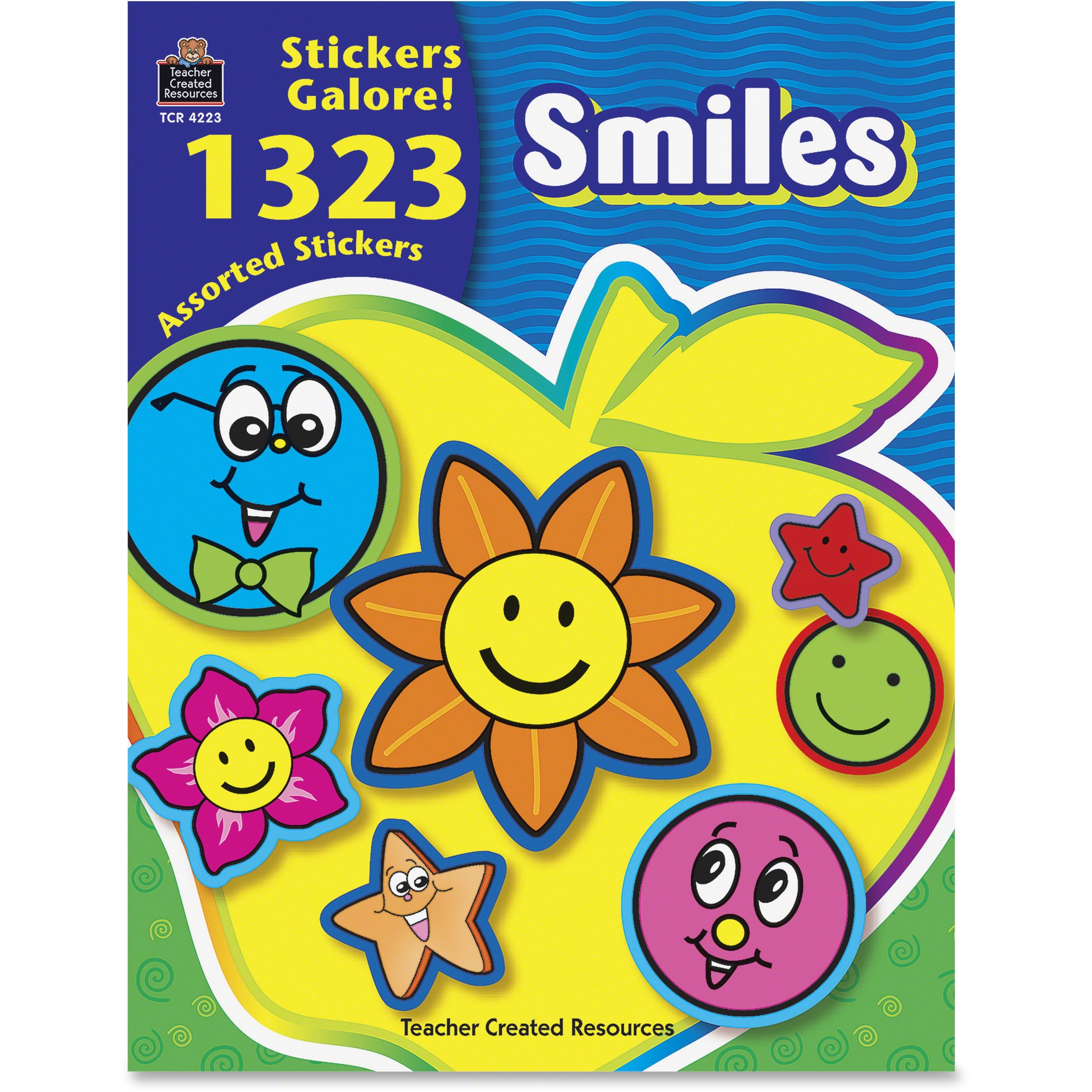 Teacher Created Resources, TCR4223, Smiles Stickers Galore Book, 1323 ...