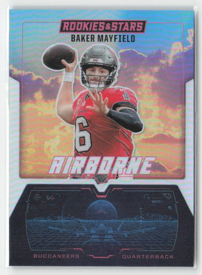 2025 Panini Rookies & Stars Baker Mayfield #18 Airborne Silver ...