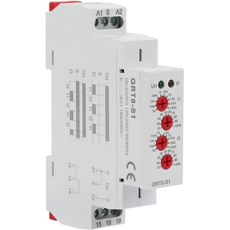 Delay Relay - GRT8-S1 Mini Asymmetric Cycle Timer ON/Off Repeat Cycle ...