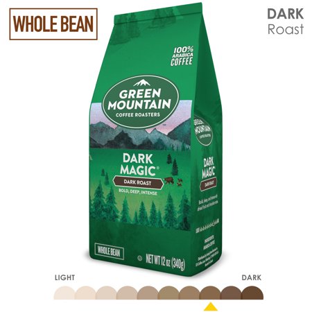 Green Mountain Coffee, Dark Magic, Dark Roast, Whole Bean Coffee ...
