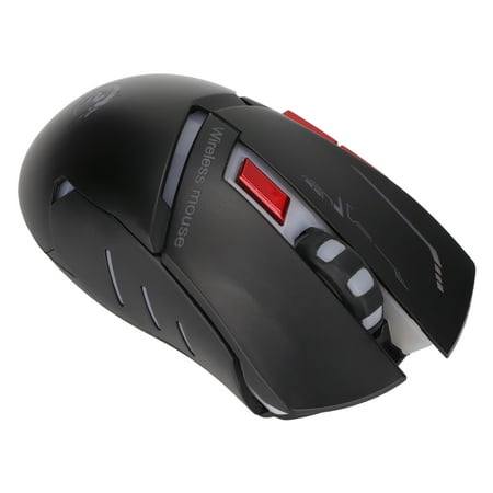 2.4G Wireless Mouse, Three DPI Adjustable Ergonomic Gaming Mouse Plug ...