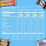 Snickers, Twix & More Minis Chocolate Candy Bars Variety Pack - 30.63 ...