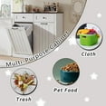 Kitchen Tilt Out Trash Can Cabinet, Double Hideaway Garbage Can with ...