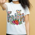 4Pcs Graffiti Text Heat Transfer Stickers Love Hope Faith God Iron on ...