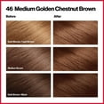 Revlon Colorsilk Permanent Hair Color, Medium Golden Chestnut Brown, 2 ...