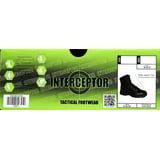 Interceptor Men's Force Tactical Steel-Toe Work Boots, Black Leather ...