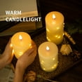 SHIQI-Flameless Battery Operated Flickering Valentine's Romantic Candle ...