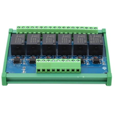 6 Channel Relay Module, PCB Signal Board Plug And Pull Type For PLC For ...