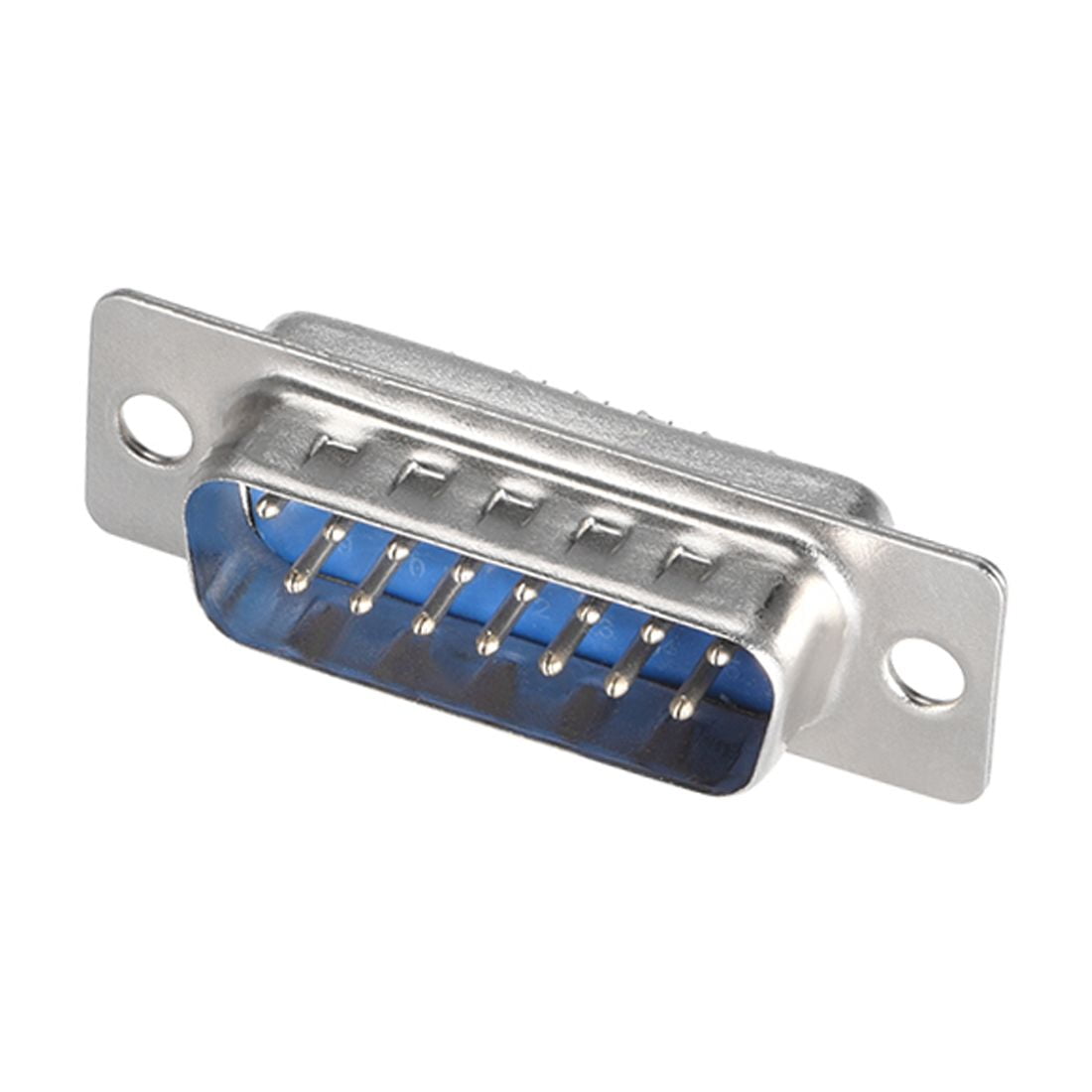 Conector D-Sub macho conector 15-pin 2-hila puerto terminal soldadura ...