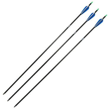 Safari Choice Archery Hunting Carbon/Fiberglass Mix Arrows 30" (3 Pack ...