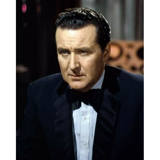 Patrick Macnee with serious look in tuxedo The Avengers early 1960 ...