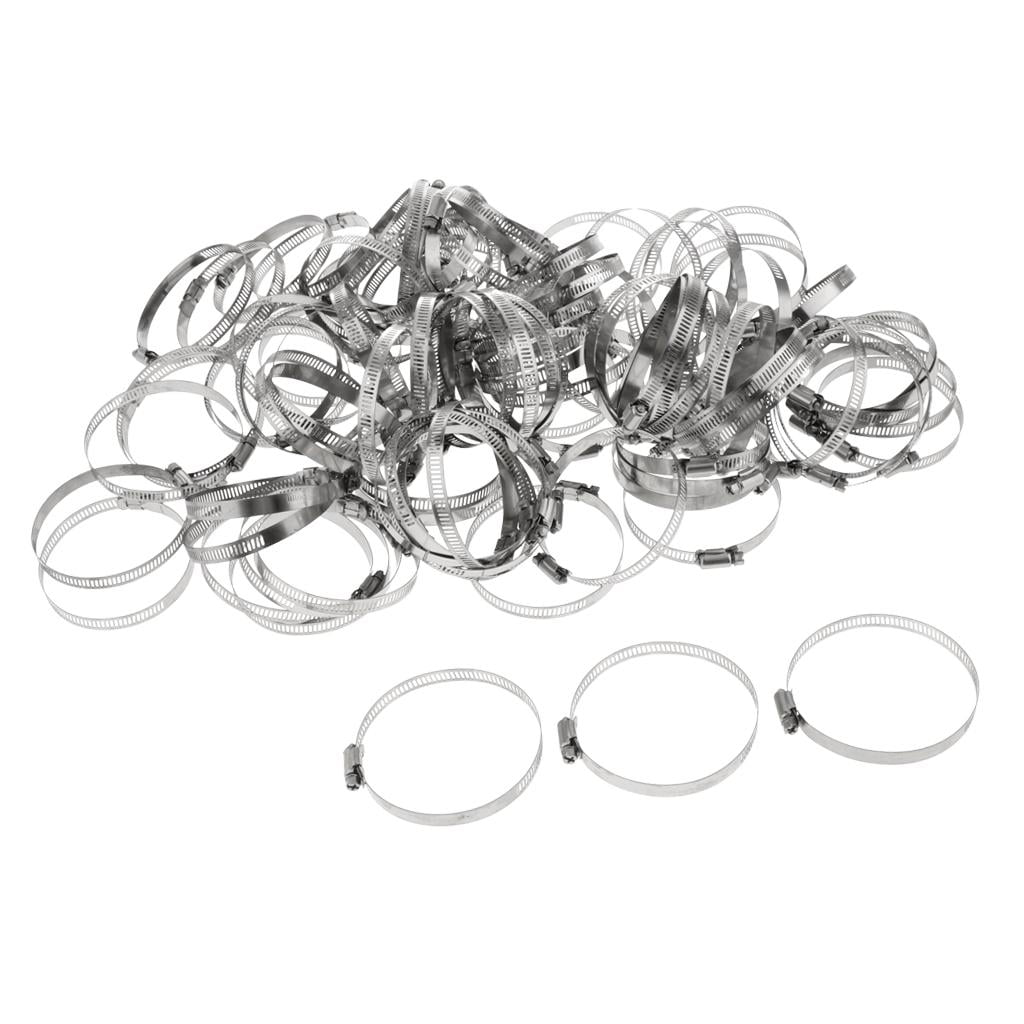100 Pieces Stainless Steel Mini Hose Clamp Size Are Availvale From 7 8 100-pieces-stainless-steel-mini-hose-clamp-size-are-availvale-from-7-8