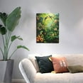 CozyNet Dense Rainforest Scene Alive With Parrots, Vines & Orchid ...