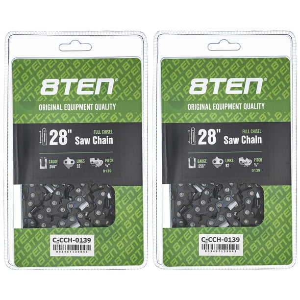 Full Chisel Chainsaw Chain 28 inch .058 3/8 92DL for McCulloch ProMac ...