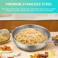 3-Piece Stainless Steel Colander Set with Handles - 5Qt/3Qt/1Qt Nesting ...