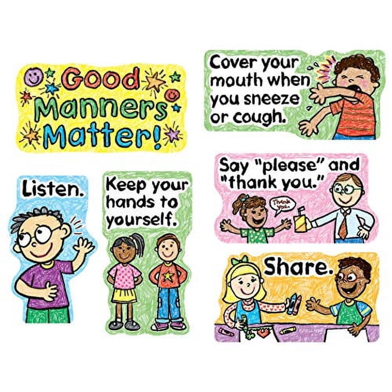Always Use Good Manners Poster Clinical Charts And Supplies