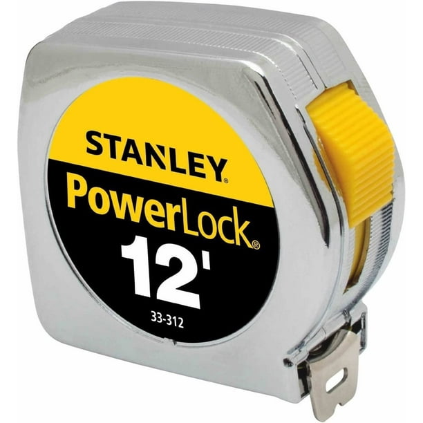 Stanley Hand Tools 33-312 3/4" X 12' PowerLock Professional Tape ...