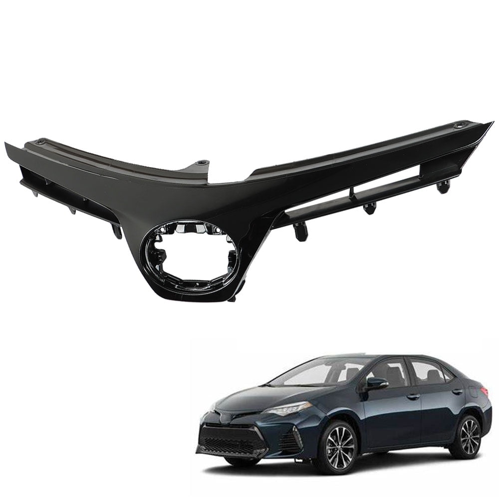 Black Mesh Grill Fit For 2017-2019 Toyota Corolla SE XSE 1.8L Front ...
