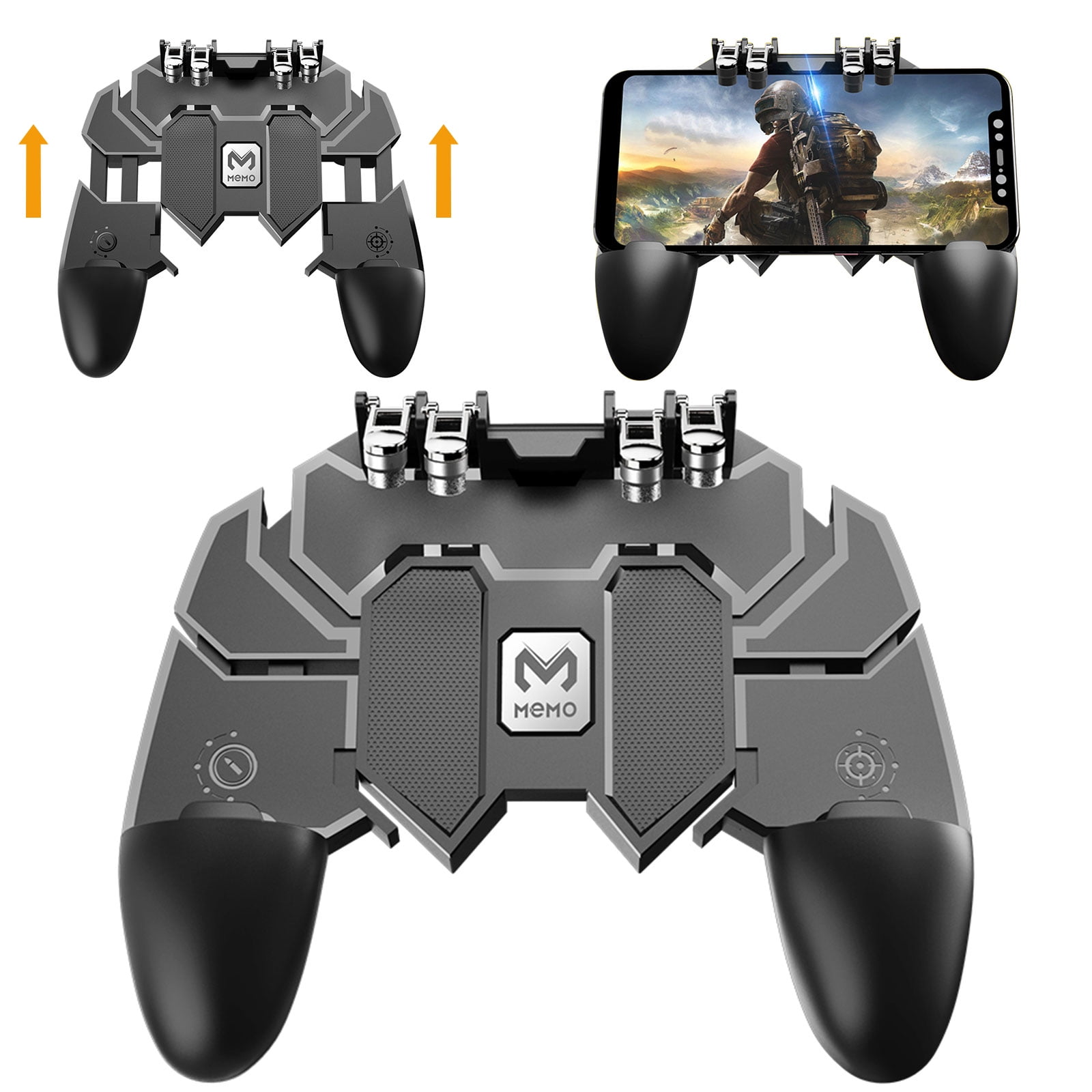 Mobile Game Controller Gamepad Joystick Pubg Mobile Controller 6 Fingers Operation Joystick 2476