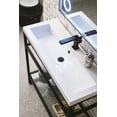 James Martin Furniture 39.5 in. Boston Stainless Steel Sink Console ...