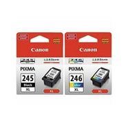 Canon PG-245 XL Black Ink Cartridge, CL-246 Color Ink Cartridge, High ...