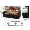 60 in.W 14.3 Cu. ft Commercial Open Display Refrigerated Merchandiser ...