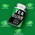 Gold Nutra Tea Burn Pills, Herbal Supplement Capsules, 60 Capsules, 1 ...