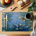 Abstract Art Placemats Set of 2 Farmhouse Pastoral Garden Floral ...