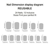 RAGUPEL Press on Nails Short,Brightening Color Effect Almond Nail Tips ...