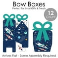 Big Dot of Happiness Blast Off to Outer Space - Square Favor Gift Boxes ...