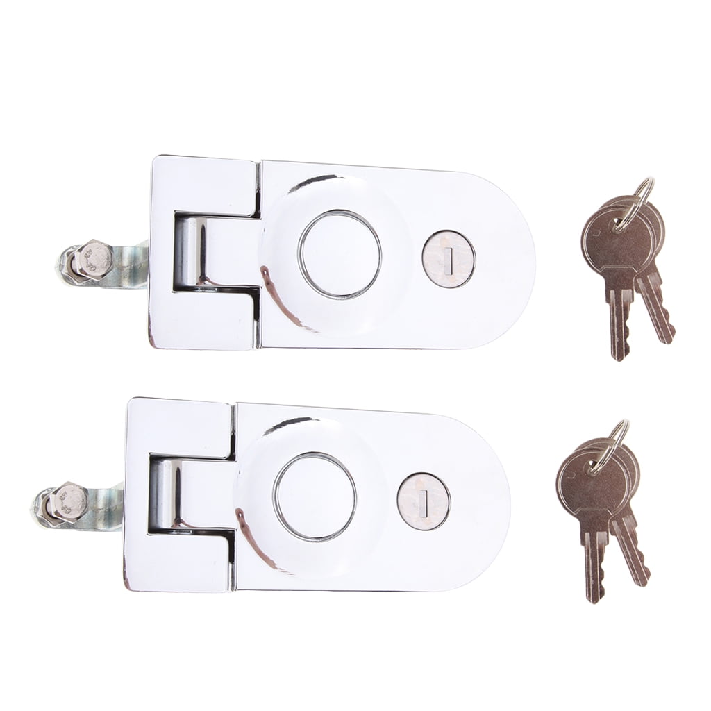 2x RV Baggage Compartment Door Lock Compression Latch Key Locking w ...