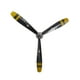 DecMode Black Metal 3 Blade Airplane Propeller Wall Decor with Aviation ...