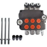 labwork 3 Spool Hydraulic Valve 21 GPM 3625 PSI Hydraulic Directional ...