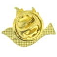 PinMart White Dove Gold Plated Enamel Lapel Pin - Walmart.com