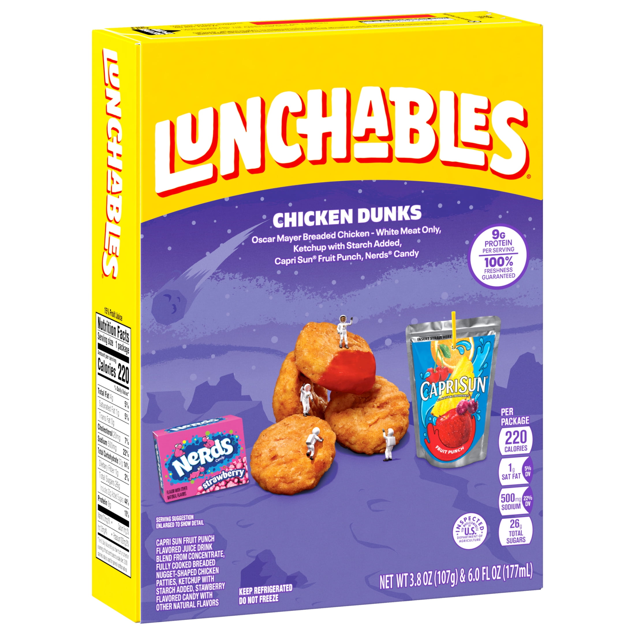 Whole Kids Lunch Meal Kit with Chicken Dunks - Fresh & Convenient in ...