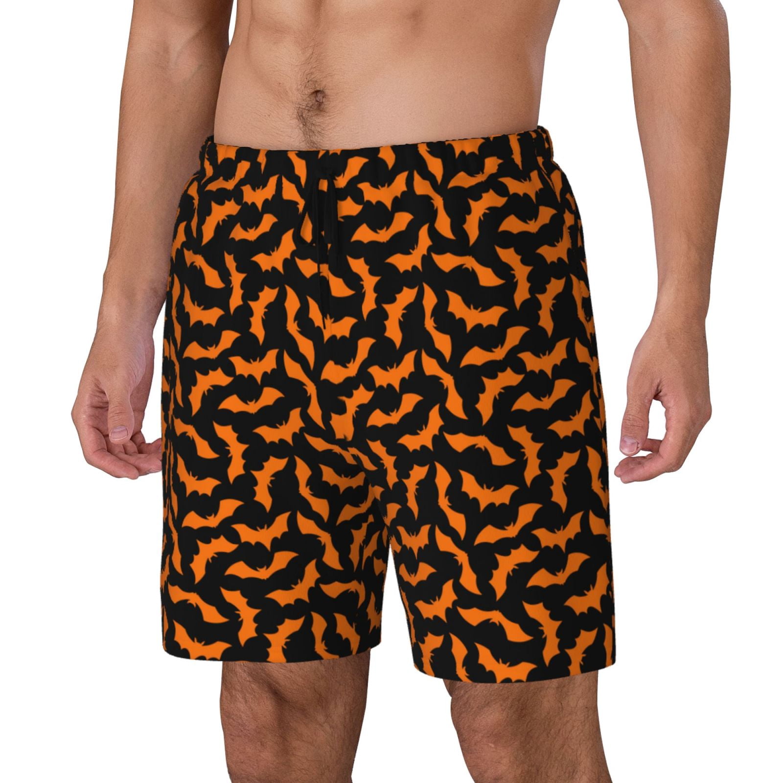 Fotbe Halloween Bat Traje de Baño para Hombre – Shorts de Natación de ...
