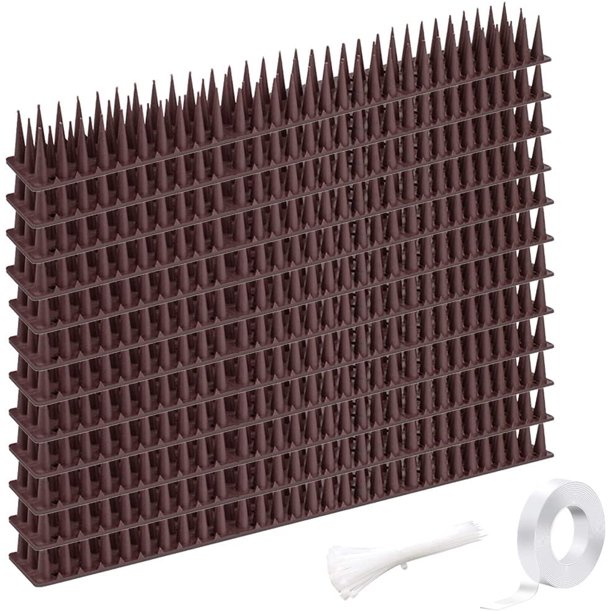 12 Pack Bird Spikes Defender for Cats Pigeon Repellent Outdoor ...