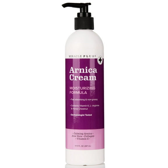 Miracle Plus Arnica Cream, 4 fl oz, For Skin Strength and Recovery ...