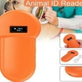 OLED Display Handheld Microchip Scanner Portable Animal Pet Scanner USB ...
