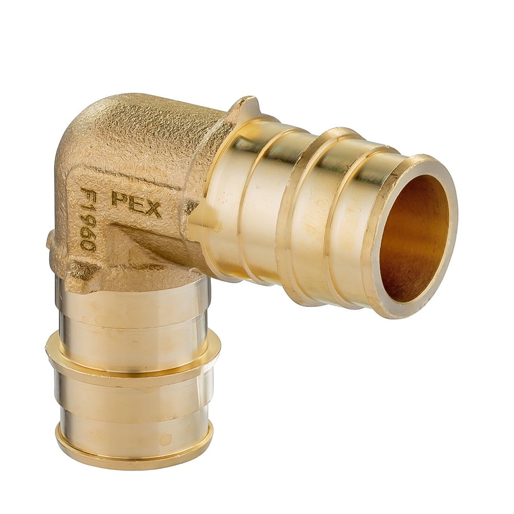 Thrifco 7920104 3/4" Brass Elbow Lead Free F1960 - PEX (A) - Walmart.com