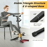 Costway Gym Cycle: Folding Pedal Exerciser for Full Body Rehab, Cardio ...