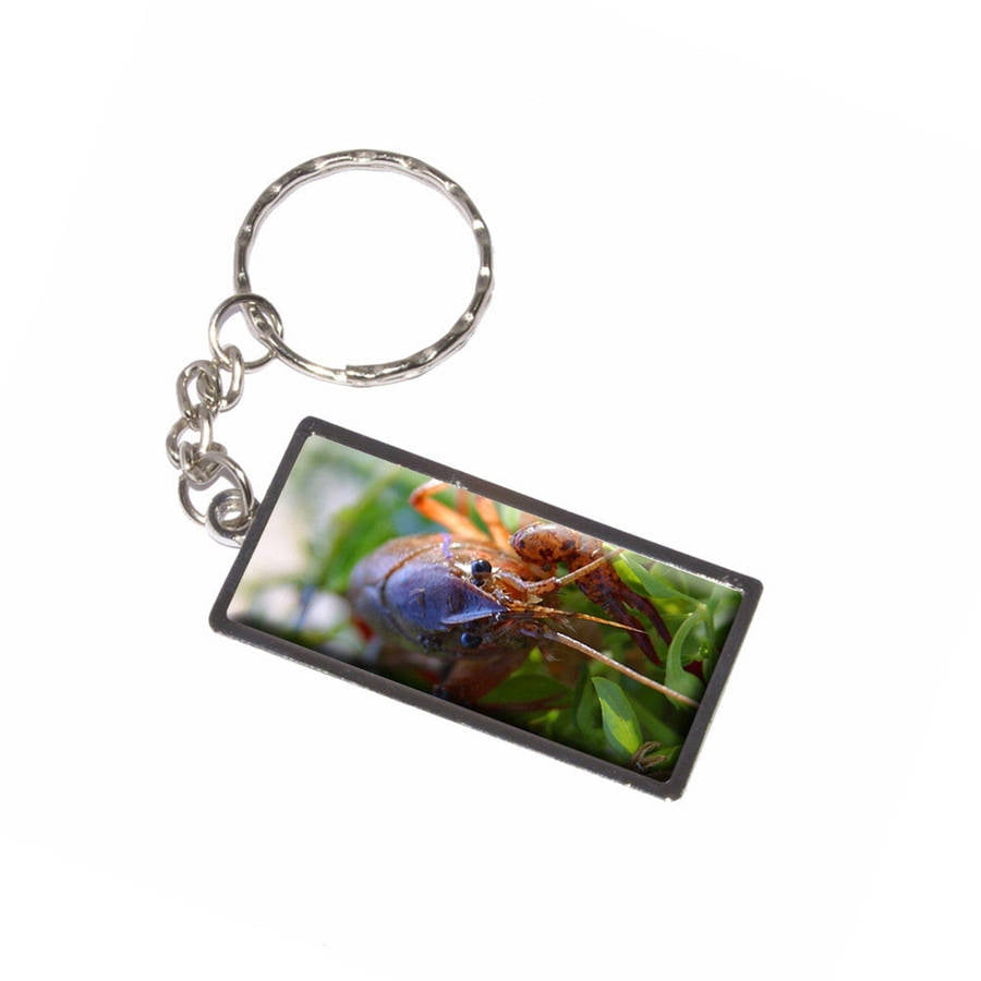 Crayfish Crawfish Crawdad Freshwater Crustacean Keychain Key Chain Ring ...