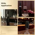 4 Pcs Vacuum Wine Stopper Set, Reusable Wine Preserver with Time Scale ...