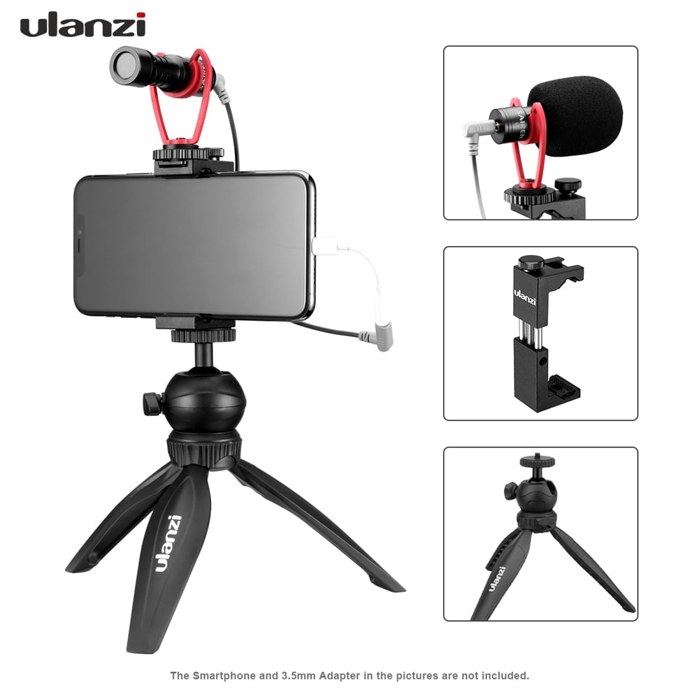 ulanzi Smartphone Video Kit 3 Including Mini Desktop Tripod + Metal ...