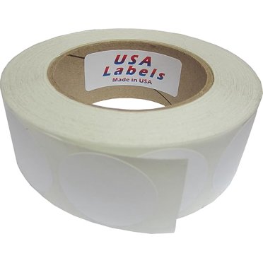 Next Day Labels Clear Wafer Seal Stickers, 1" Round, 1000 Per Roll ...