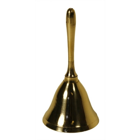 SMALL HAND HELD CALL BELL - Service Bells - SOLID BRASS - Walmart.com