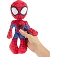 "Marvel Spiderman Soft Stuffy 8"" Plush Set - Spiderman, Miles Morales ...